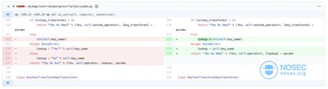 Django JSONField HStoreField SQL 注入漏洞CVE 的复现与分析 NOSEC安全讯息平台 白帽汇安全研究院