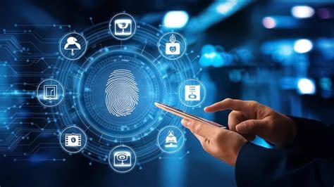 Cybersecurity Network Data Protection Businessman Using Mobile Phone For Digital Banking With