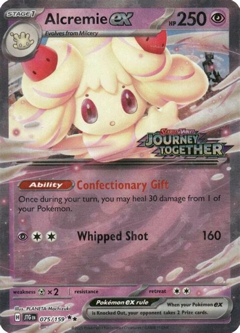 Alcremie Ex Journey Together Stamped Miscellaneous Cards And Products