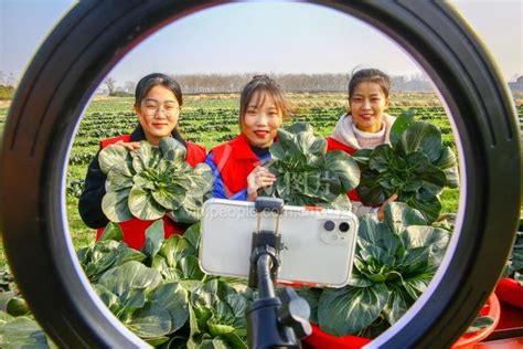 江苏如皋：党员假期志愿直播助力增收 人民图片网