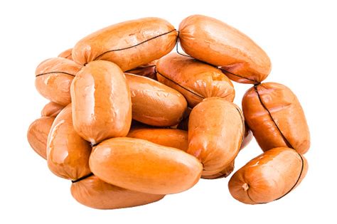 치킨 돼지고기 송아지 고기 쇠고기의 아름 다운 구조와 노란색 빨간색 주황색 패키지 및 없이 피크닉 육즙 식욕을 돋 우는 맛을 위한 소시지의 다른 종류의 이 솔 라 0명에