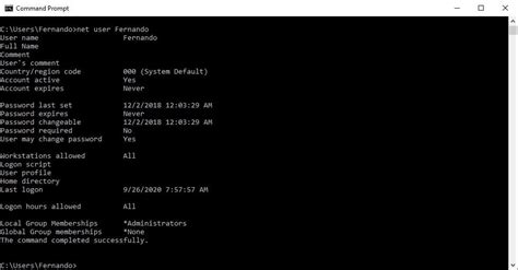 Cmd Net User Para Administrar Cuentas De Usuarios Portal Tips