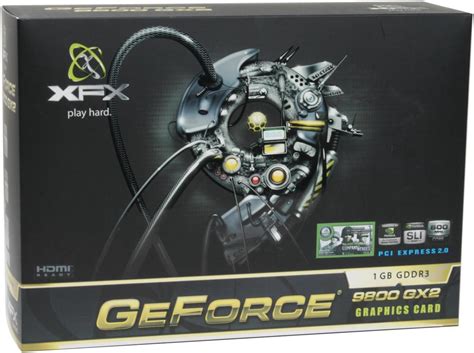 Xfx Geforce 9800 Gx2 Graphics Card Pvt98uzhf9