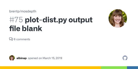 plot dist py output file blank · issue 75 · brentp mosdepth · github