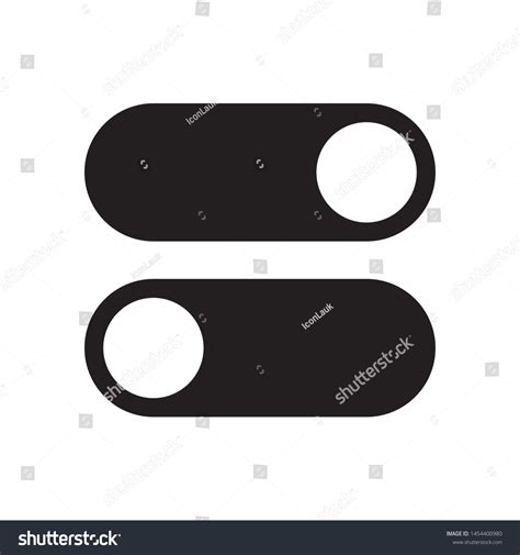On Off Toggle Switch Icon Trendy Stock Vector Royalty Free 1454400980 Shutterstock