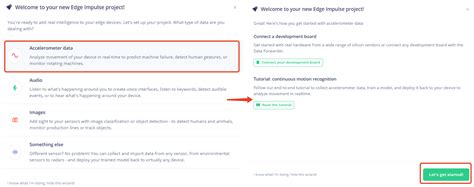 Motion Recognition Based On Edge Impulse Seeed Studio Wiki