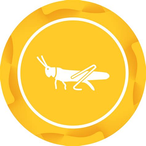 Unique Grasshopper Glyph Vector Icon 17509963 Vector Art At Vecteezy