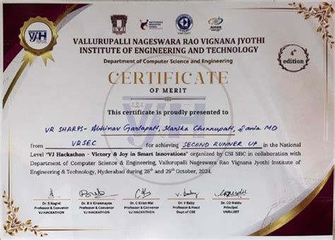 Hackathon Certificate Pdf