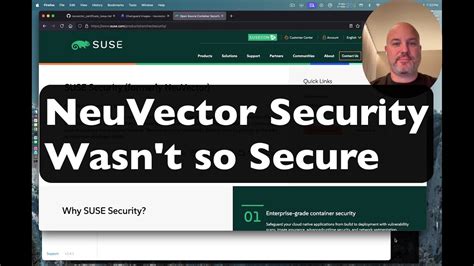 Neuvector Security Wasnt So Secure Much Better Now Youtube