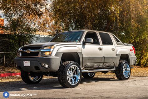 22″ Off Road Monster Wheels For 2002 Chevrolet Avalanche