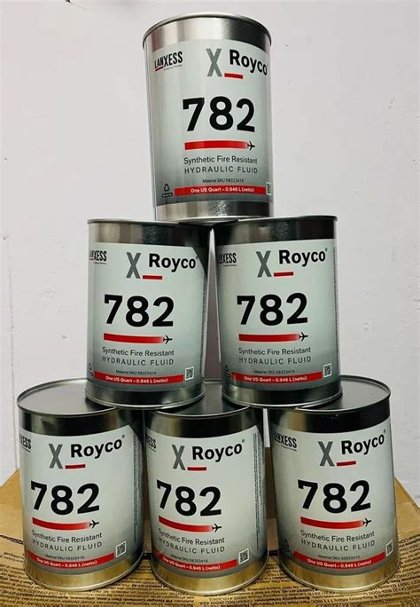 Royco 782 Fire Resistant Hydraulic Fluid Mil Prf 83282d Packaging Size