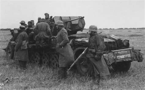 German Halftrack Sdkfz 10 4 World War Photos