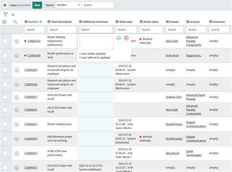 Update Multiple Cases With Same Notes Simultaneous Servicenow Community