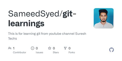 Github Sameedsyedgit Learnings This Is For Learning Git From