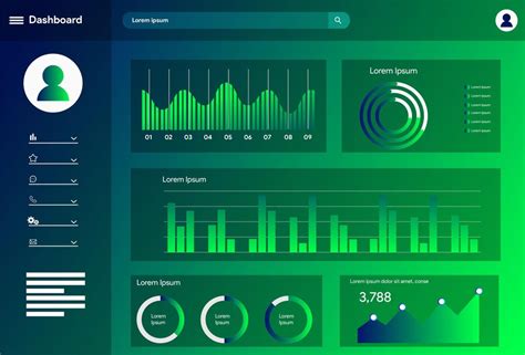 Premium Vector Vector Dashboard User Panel Template Vactor Ui Ux Elements Vactor Analytics
