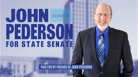 John Pederson For Nd Senate Hillsboro Mayville Youtube