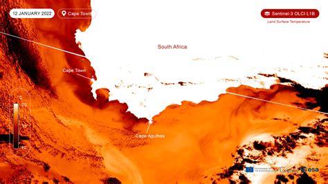 Water Surface Temperature Based On Sentinel 3 Copernicus Data Space Ecosystem