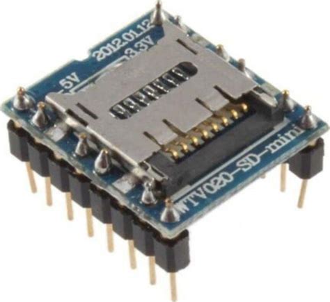 Arduino Wtv020 Mini Sd Kartlı Ses Modülü Idefix
