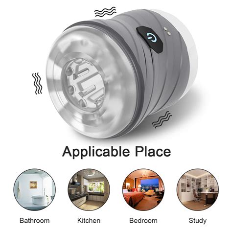 Waterproof Vibrating Male Masturbator With Soft Sleeve Touchhoney