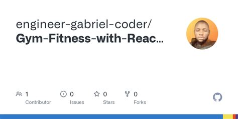 GitHub Engineer Gabriel Coder Gym Fitness With React Vite Typescript
