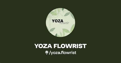 Yoza Flowrist Instagram Facebook Linktree