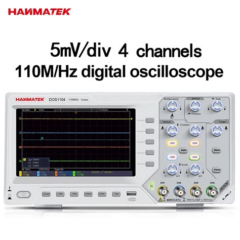 Hanmatek Tft 5mv Div 4 110mhz 1gs