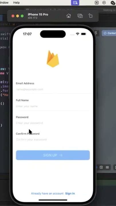 Authentication Tutorial Swiftui Firebase Firebasetutorial Swiftui Swiftlang Firebase