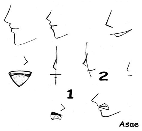 Как Нарисовать Аниме Нос 53 Фото