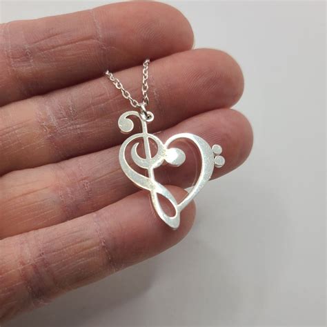 Treble Clef Heart Etsy