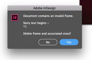 Solved Document Contains An Invalid Frame Error Adobe Product Community