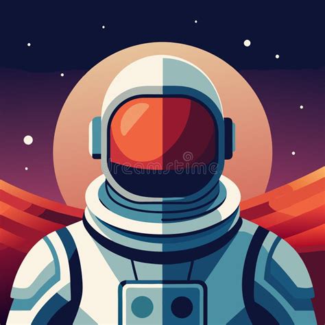Astronaut Space Cute Cartoon Spaceman Illustration Stock Vector Illustration Of Technology