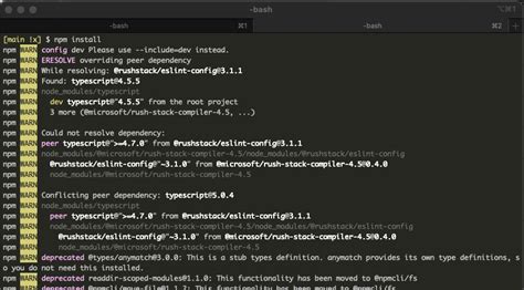 SPFx 1 17 Conflicting Package Dependencies Issue 8887 SharePoint