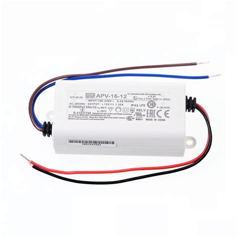 Mean Well Single Output Switching Power Supply APV 16 Series