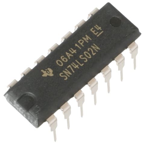 Ic 74ls02 Nor Gate Tj Electronics Solutions