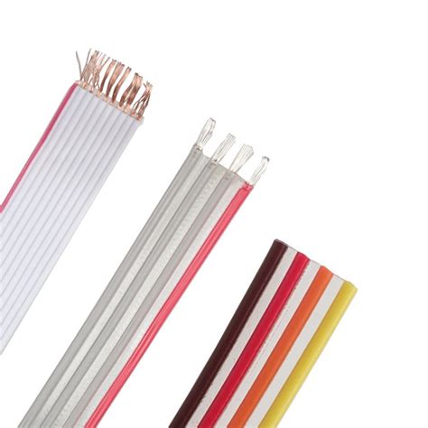 Awm Ul2468 300v 16awg 26awg Flat Tinned Copper Electrical Wire Pvc