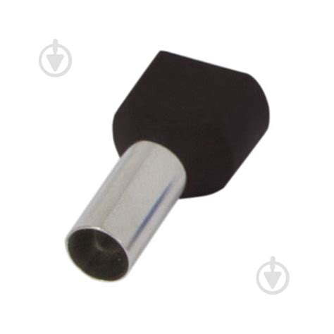 ᐉ Наконечник втулковий ізольований E Next E Terminal Stand Te 2 6 Black Te6014 2x6 кв мм 100