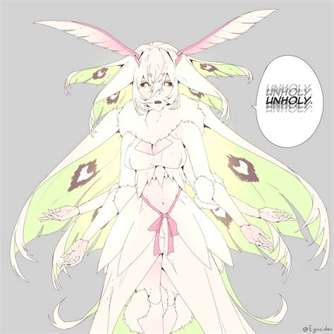 Moth Girl Moth Girl Insect Girl Kyonyuu Kyonyuu Monster