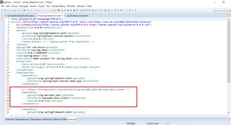 Erro Ao Executar Classe Spring Data Application Spring Data Jpa Repositórios Consultas