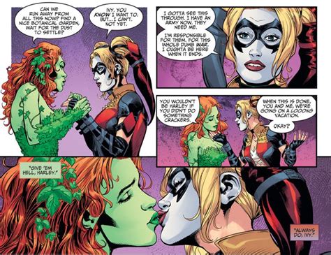 Harley Quinn And Poison Ivy Kiss Injustice Gods Among Us