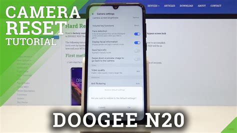How To Reset Camera In DOOGEE N Fix Camera Configuration YouTube