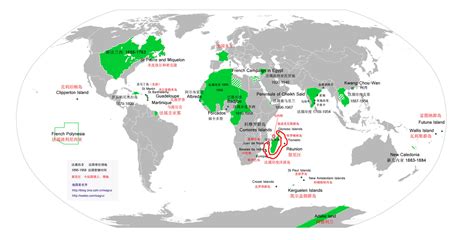 法国殖民地图册360百科