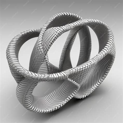 Premium Photo The Torus Doughnut Boasts A Sleek 3d Model Adorned With A Seamlessly Integrated