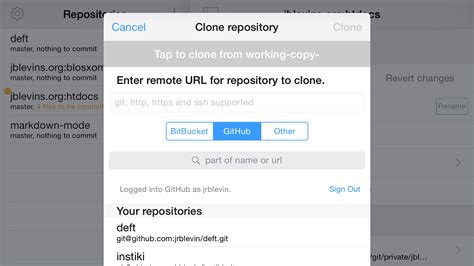 Git Workflows On Ios With Working Copy