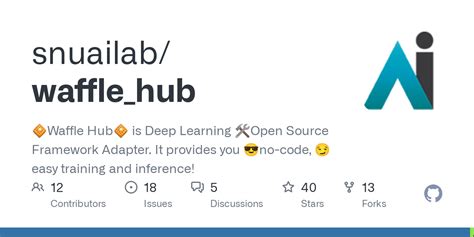 Github Snuailab Waffle Hub Waffle Hub Is Deep Learning Open Source Framework Adapter It