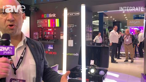 Integrate 2019 Astera Intros Titan Tube Lighting Fixture On The ULA Group Stand RAVe PUBS