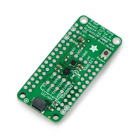 Lsm6dsox Lis3mdl Imu 9dof Featherwing 3 Axis Botland Robotic Shop