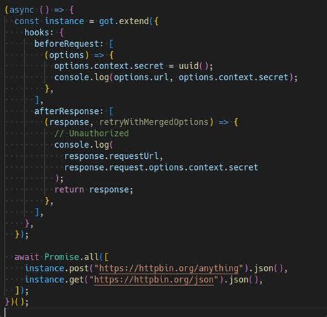 context will remain same through out a request · issue 2201