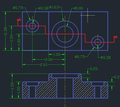 Solved Please Draw The Following Object On Autocad And Upload The