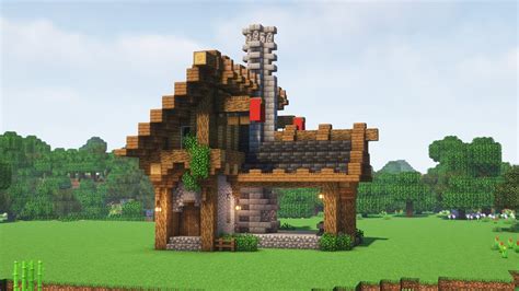 Minecraft How To Build Medieval Forge Youtube