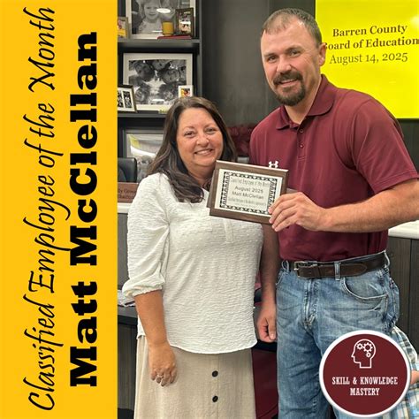 Congratulations To Matt Mcclellan Barren County Schools Facebook